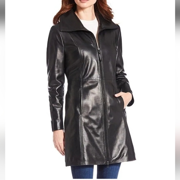 Katherine Kelly | Jackets & Coats | Katherine Kelly Leather Jacket ...